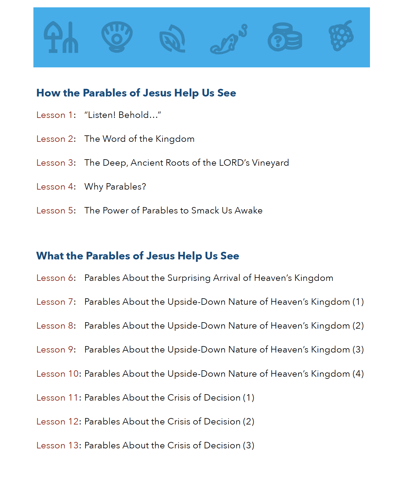 How (and What) the Parables of Jesus Help Us See – In God's Image