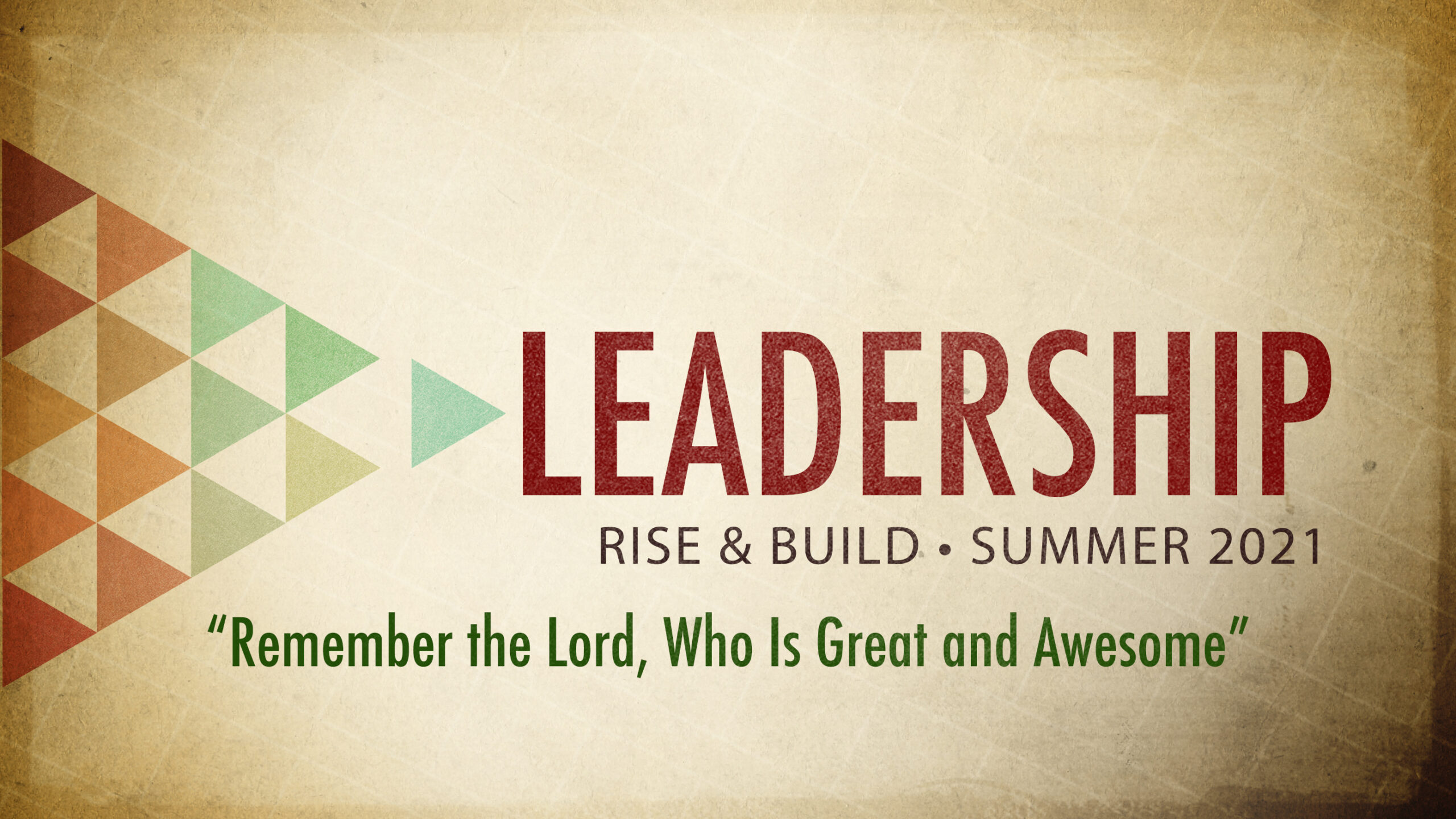 “Remember the Lord, Who is Great and Awesome” – In God's Image